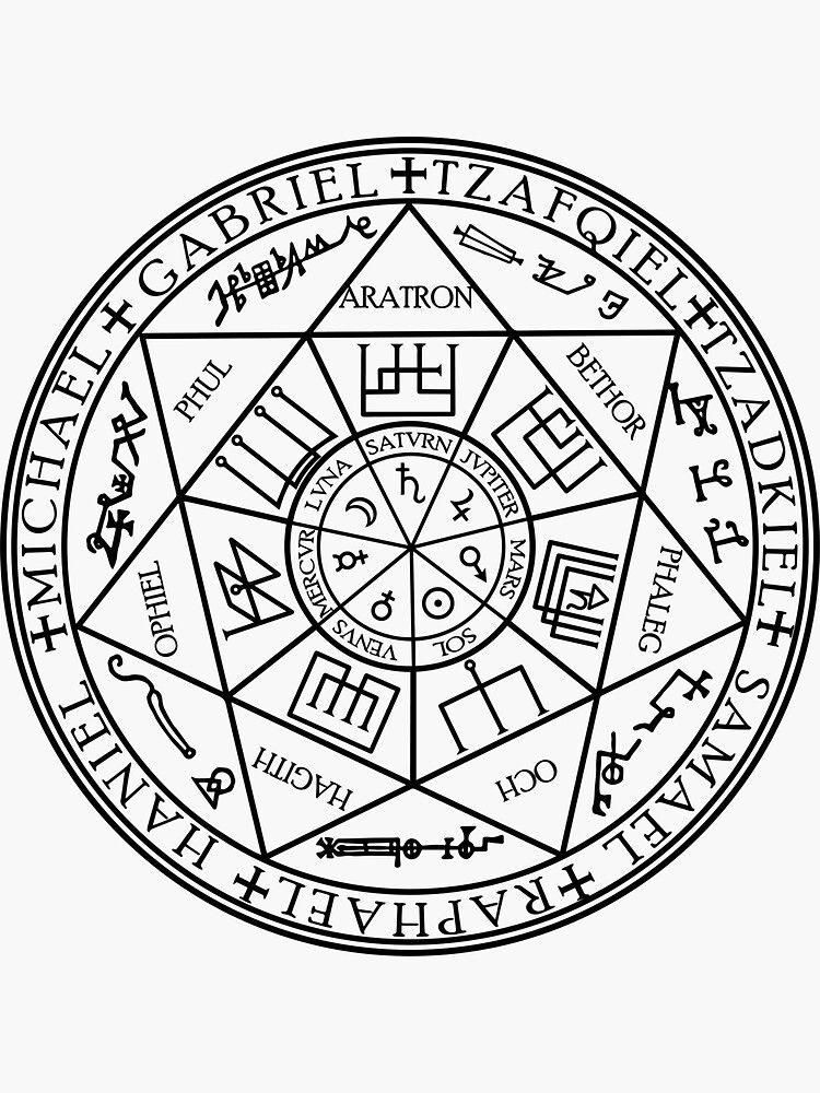 Magic of Seal of the Seven Planetary Spirits – Crystall and Herbs